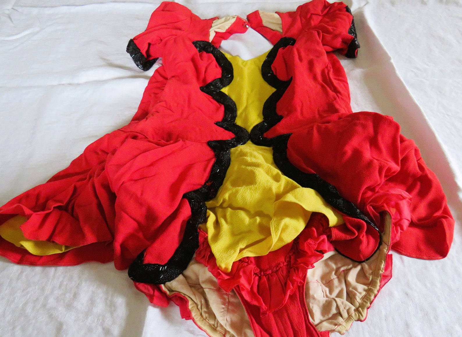 1930s ACROBAT/CIRCUS Custom Made Costume With Glass Beads - Etsy