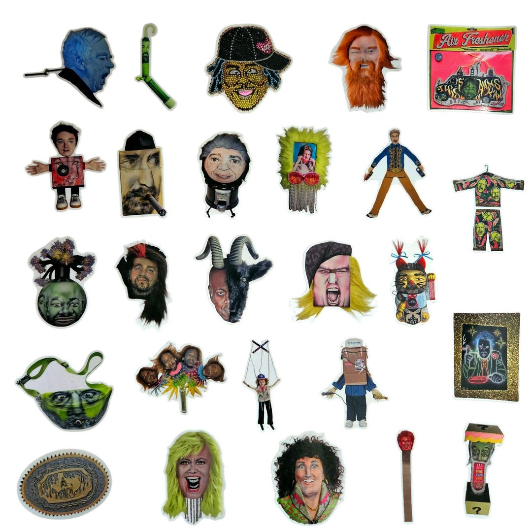3” STICKER PACK - 26 COUNT of Comedian Fan Art - Etsy