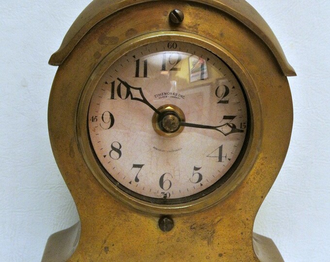 Vintage Timeworks Series 1906 Made in USA Brass Battery Decorative Desk ...