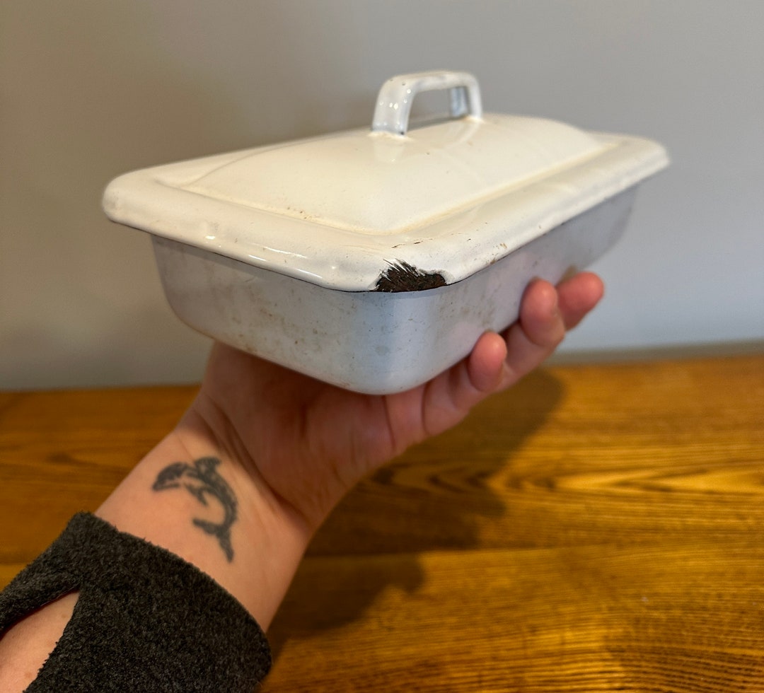 Mid Century Enamelware Medical-dental Storage Box-vintage Hospital ...