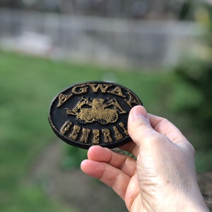 Vintage Cast Iron Agway General Paperweight-antique Style Advertising ...