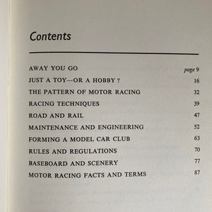 Rare Vintage Book, Your Book of Model Car Racing by Kenneth Gee ...