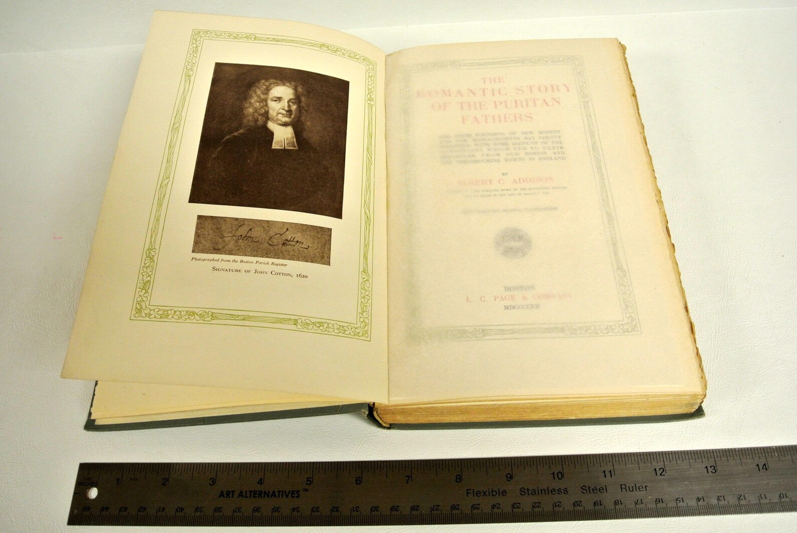 The Romantic Story of the Puritan Fathers by Albert | Etsy