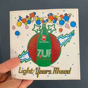 Vintage 7UP Soda Decals-new Old Stock-vintage Advertising-sets of 6 ...