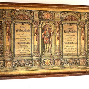 Antique Victorian Stone Building Blocks, Richter's Architecture Bricks ...