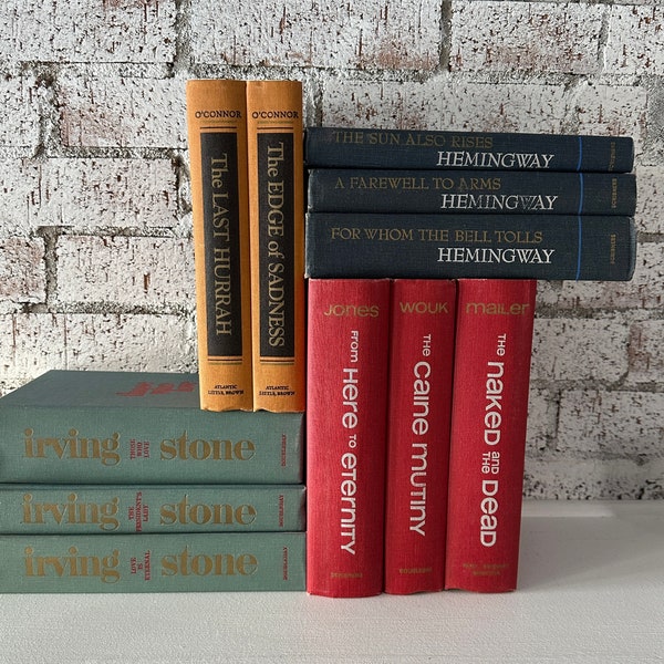 Stacked Books Decor - Etsy