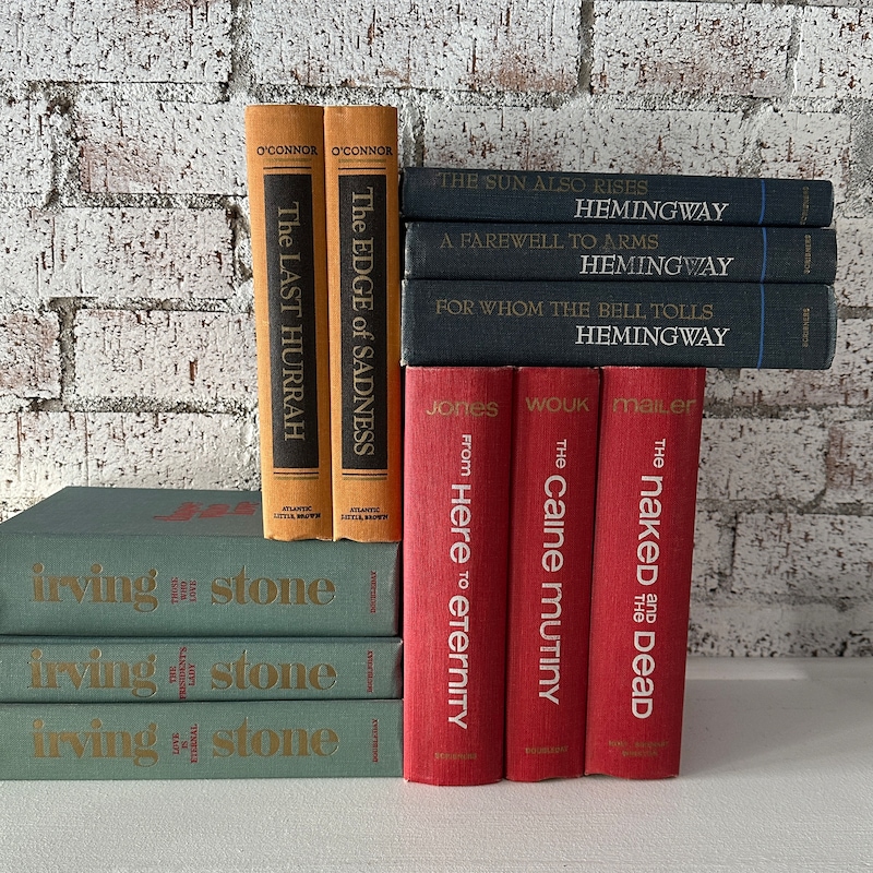 Stacked Books Decor - Etsy