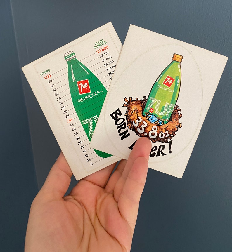 Vintage 7UP Soda Decals-new Old Stock-vintage Advertising-sets | Etsy
