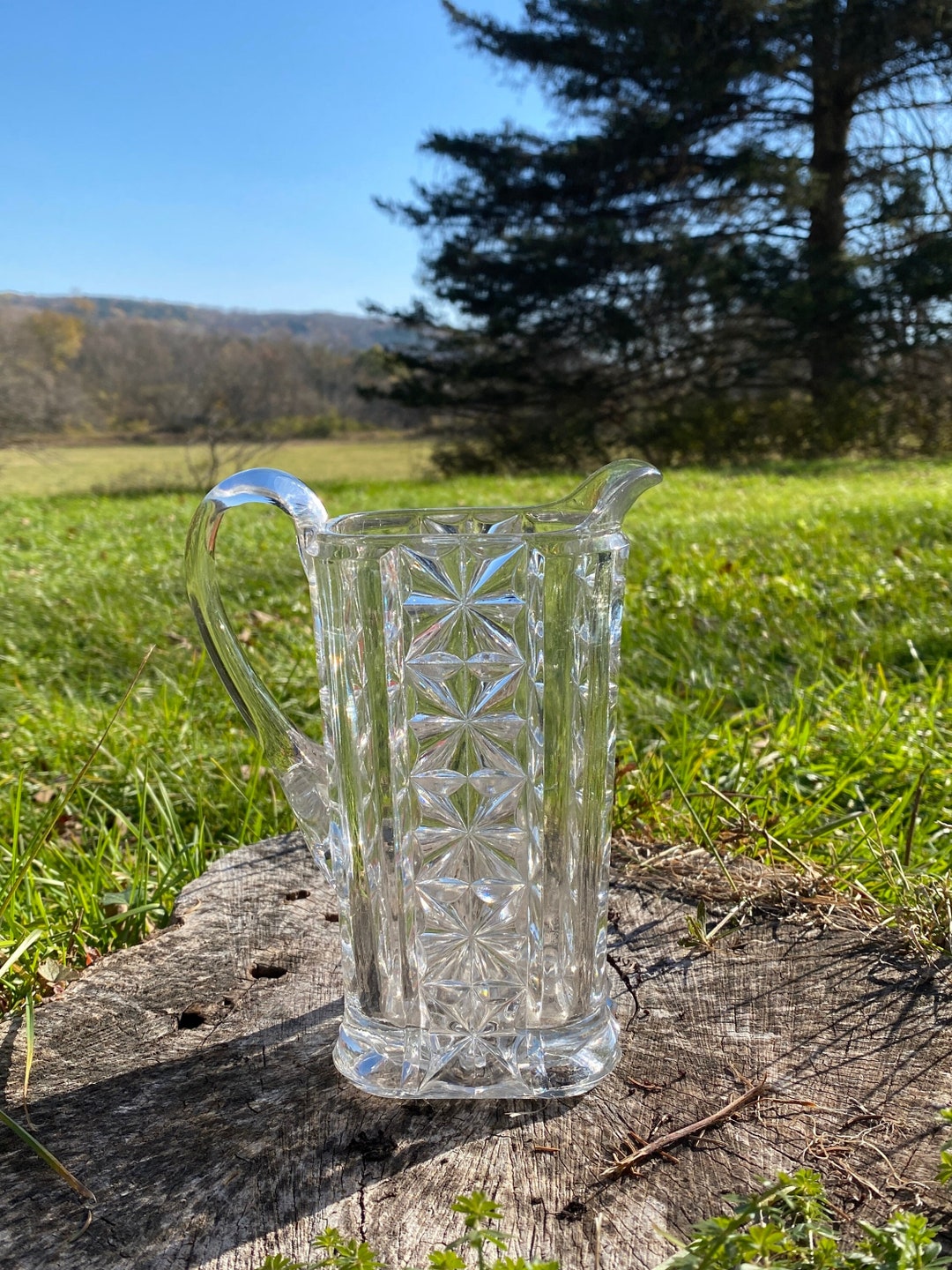 Antique Glass Pitcher-eapg Bryce Higbee & Co Pattern Era-homestead ...