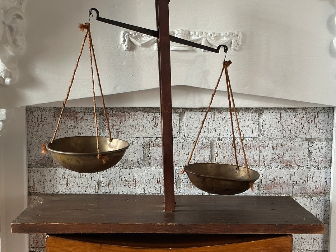 Primitive Balance Scale, Scales of Justice, Vintage Libra Scale ...