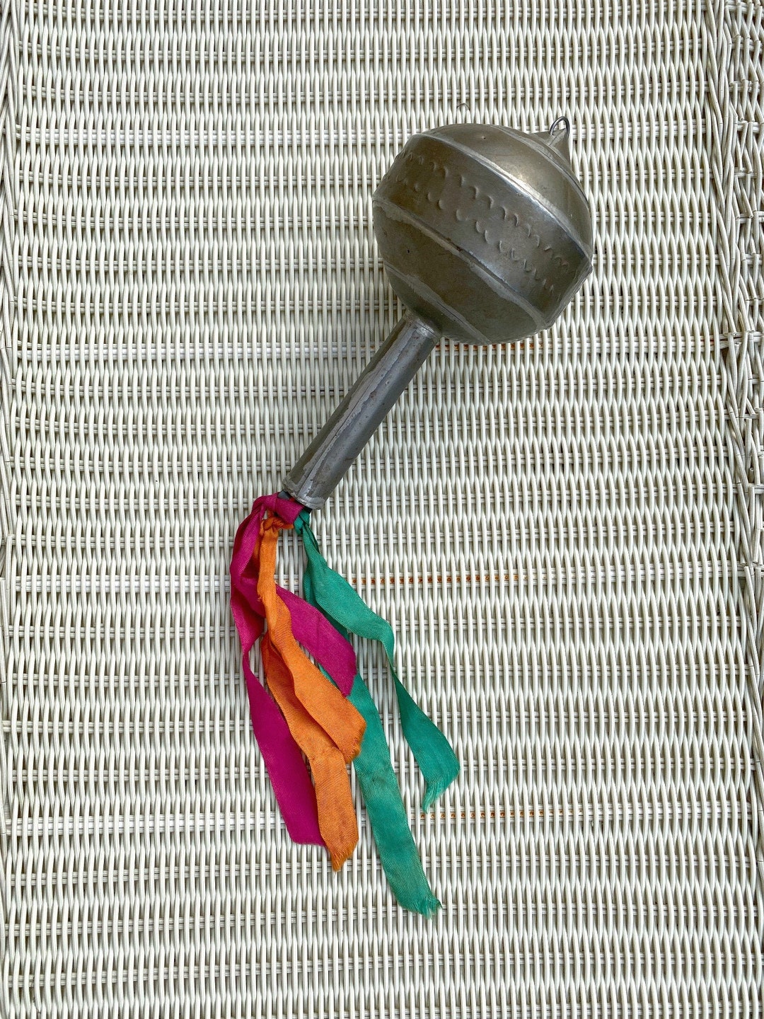 Vintage Tibetan Prayer Rattle, Boho Decor, Collectible Travel Souvenir ...