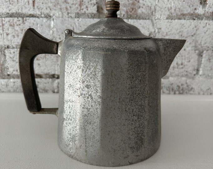 Antique Wagner Ware Sidney O Colonial Coffee Pot-cast Aluminum Kettle W ...