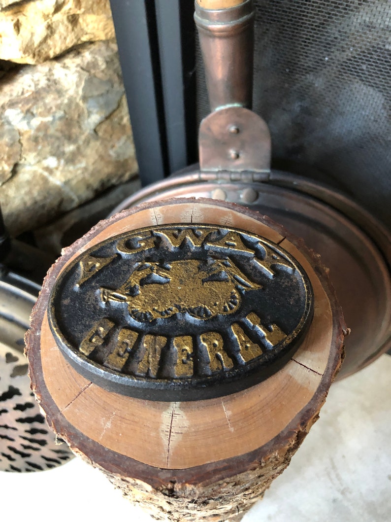 Vintage Cast Iron Agway General Paperweight-antique Style | Etsy