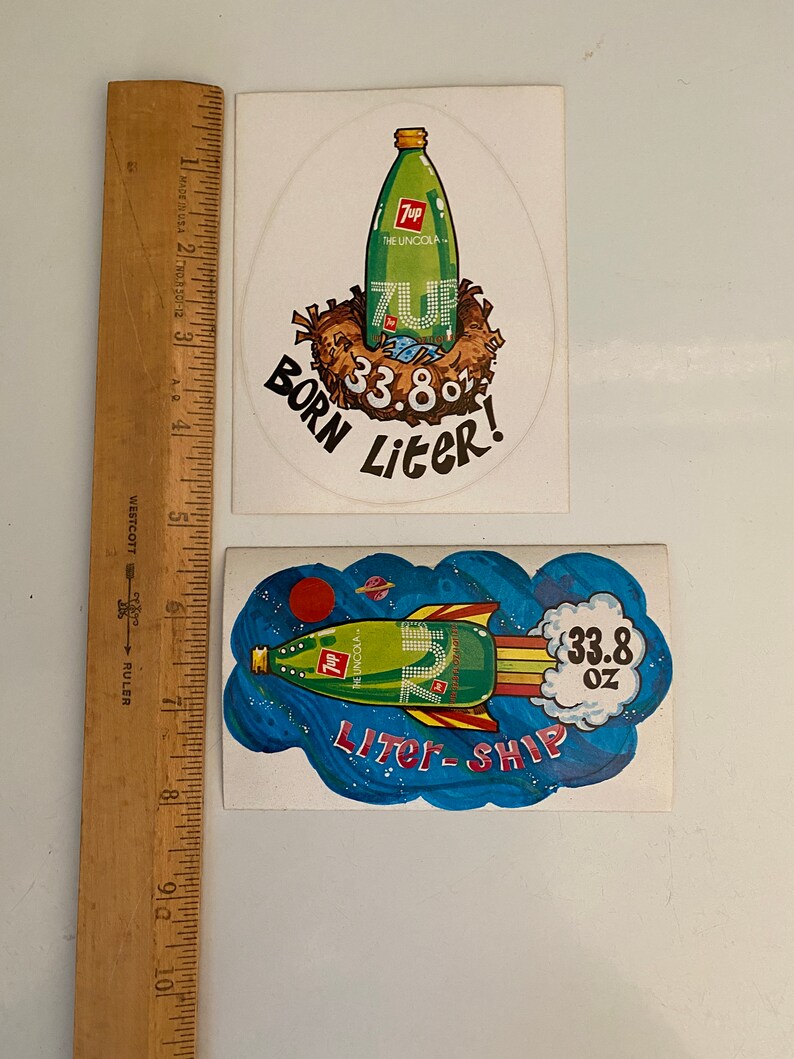 Vintage 7UP Soda Decals-new Old Stock-vintage Advertising-sets | Etsy
