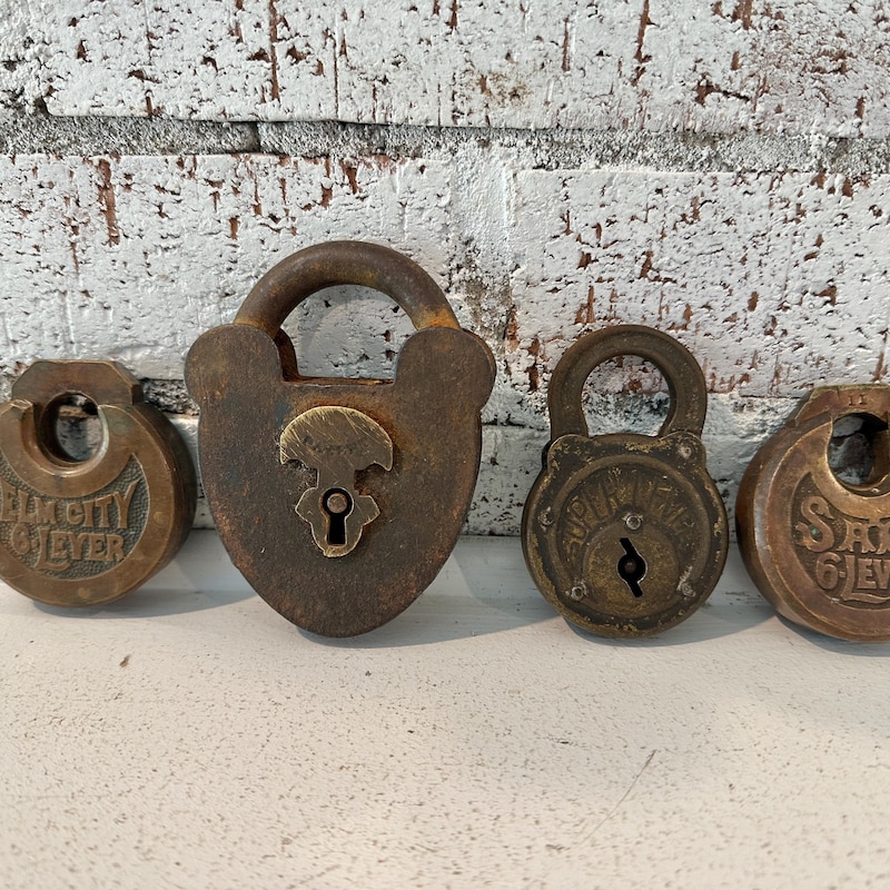 Antique Padlock - Etsy
