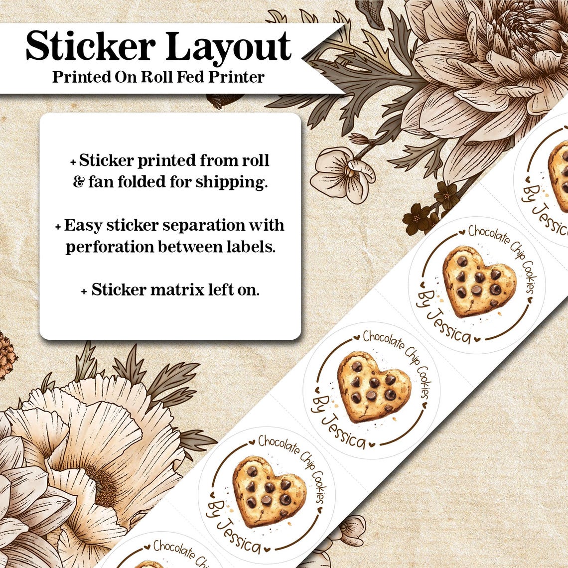 Personalized Homemade Bakery Labels || Custom Baking Stickers || Baked ...