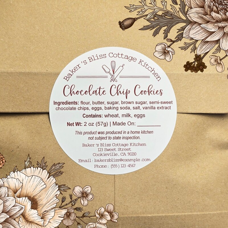 Bakery Labels - Etsy