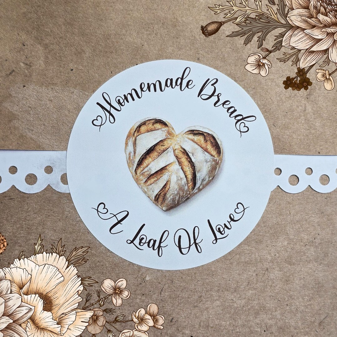 Personalized Homemade Bakery Labels || Custom Baking Stickers|| Baked ...