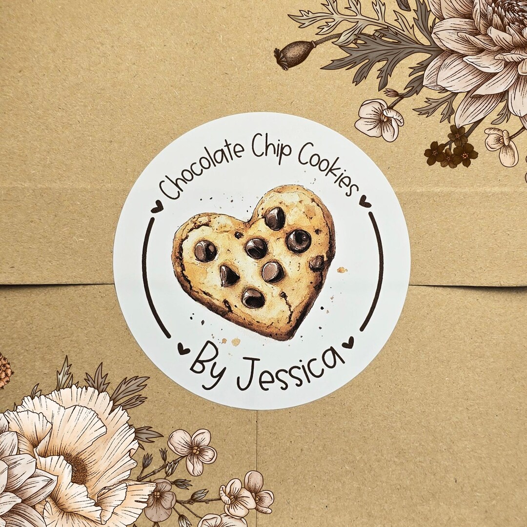 Personalized Homemade Bakery Labels || Custom Baking Stickers || Baked ...