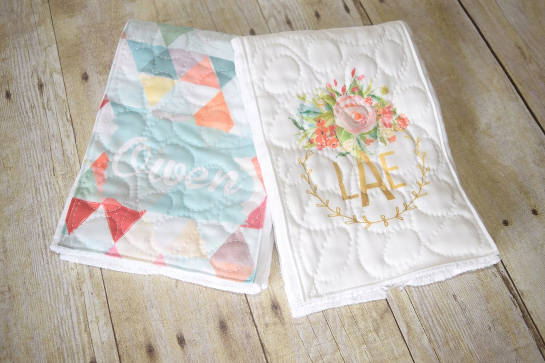 Burp Cloth, Burp Rag, Cotton Burp Cloth, Burp Cloth Set, Personalized ...
