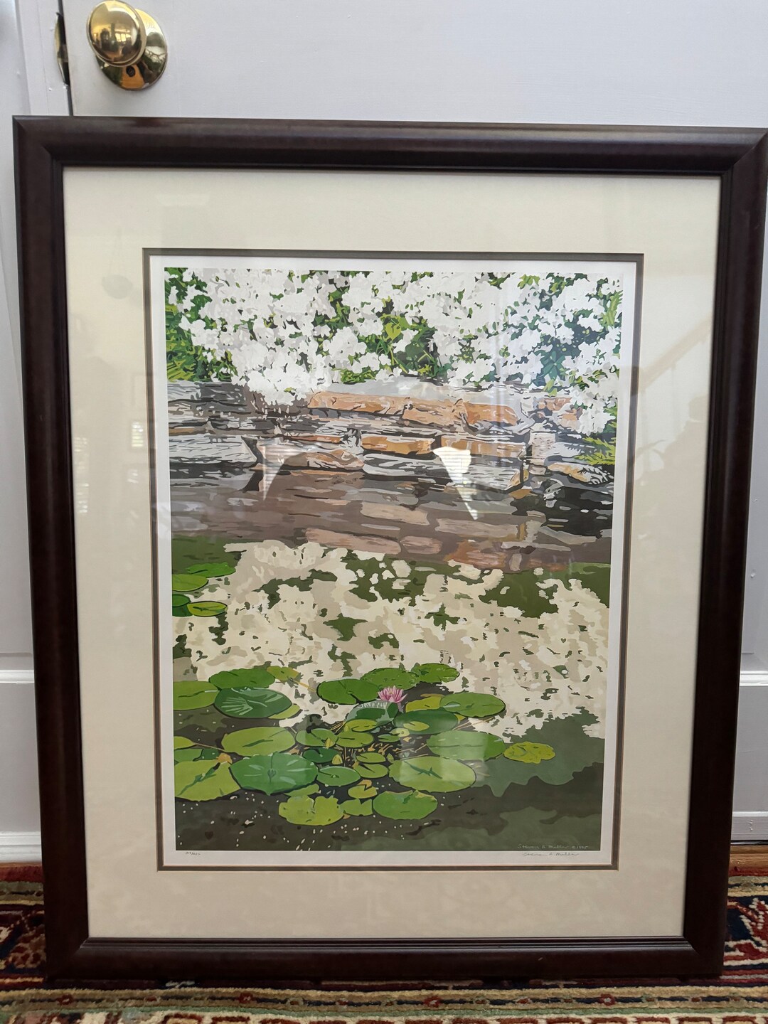 American Steven Miller Lithograph Print Reflections of Duke Gardens 315 ...