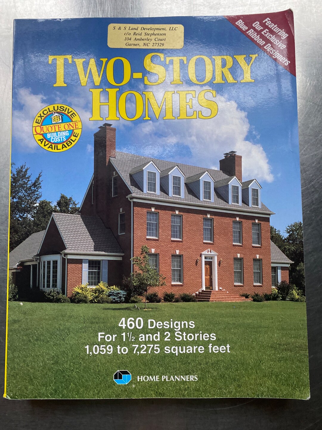 Home Planners Two Story Homes 460 Designs 1996 - Etsy