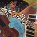 Glazed Pottery Decorative Musical Instrument Square Plate - Etsy