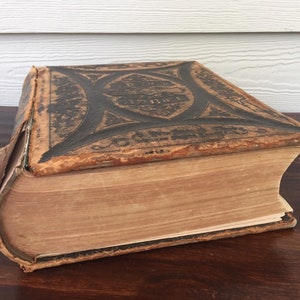 Antiquarian 1871 William Flint M Laird Simons German Bible Good ...