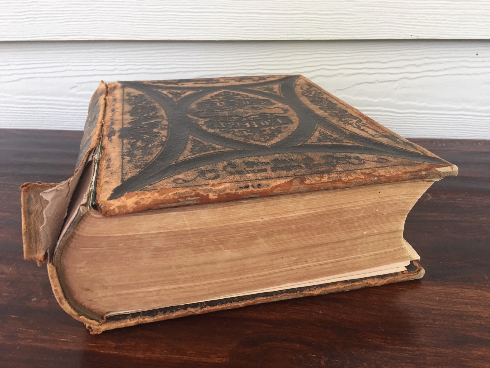 Antiquarian 1871 William Flint M Laird Simons German Bible Good ...