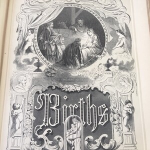 Antiquarian 1871 William Flint M Laird Simons German Bible Good ...