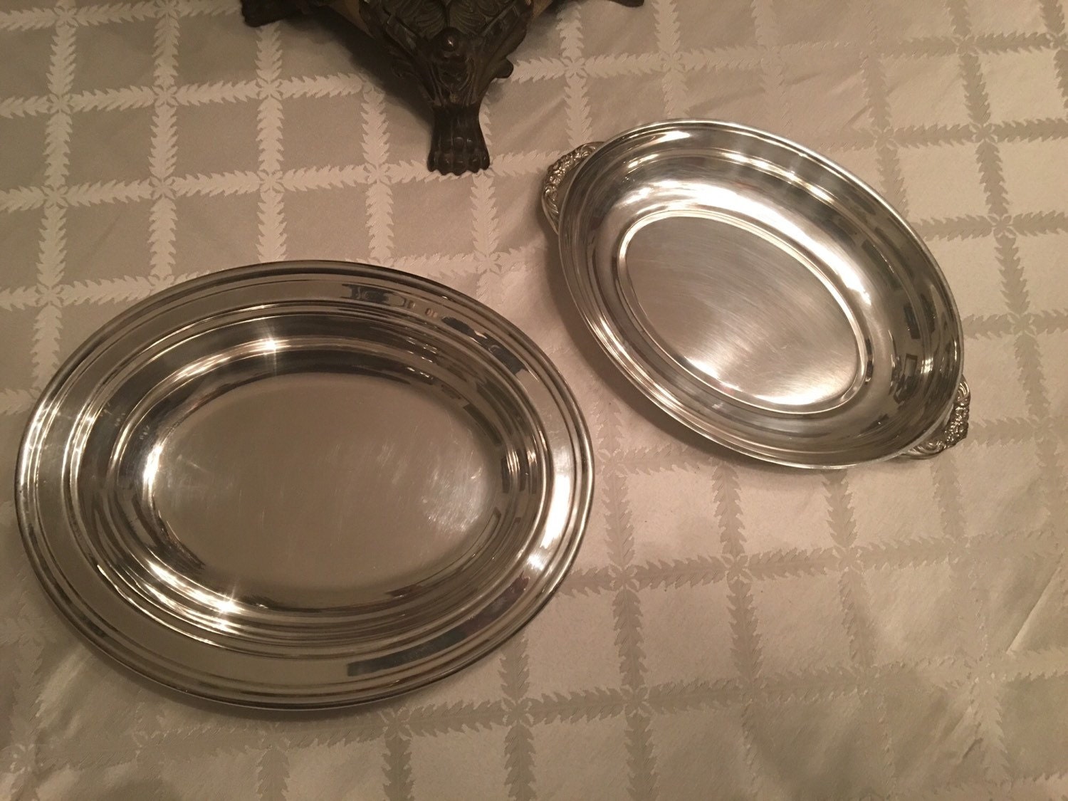 Sheridan Silver Plate Serving Oval Dish - Etsy