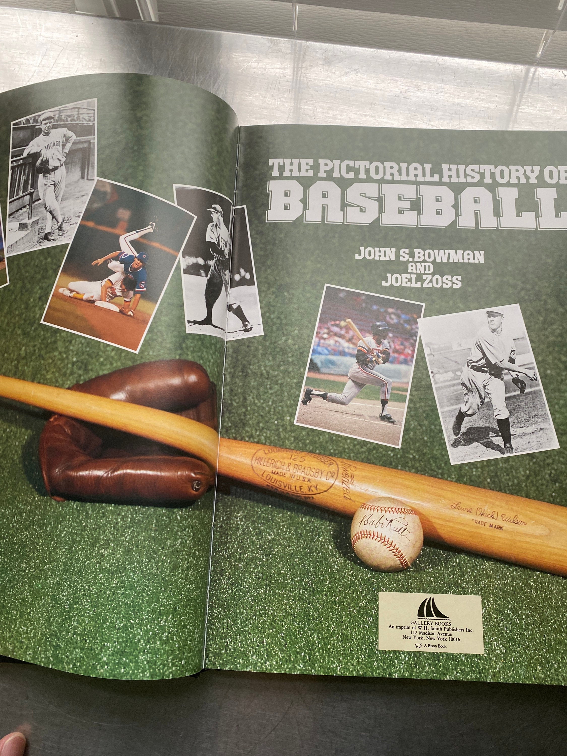 Coffee Book the Pictorial History of Baseball by John Bowman - Etsy