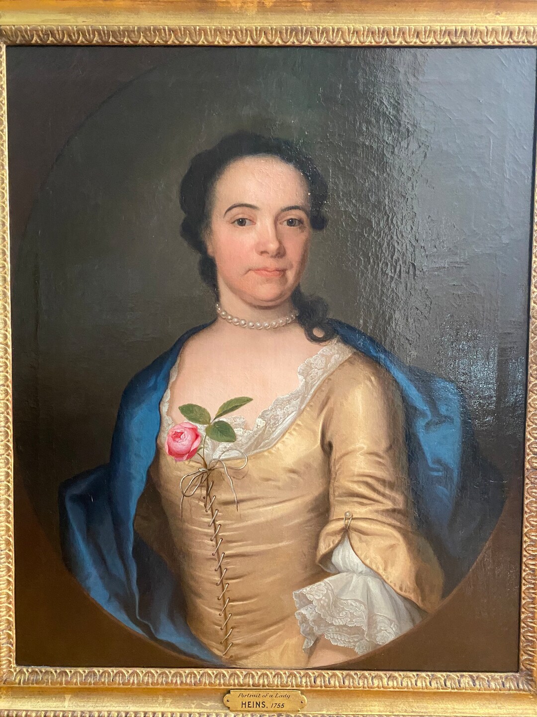 English John Theodore Heins 1697 - 1756 Oil on Canvas Portrait of a ...