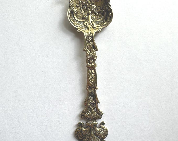 Antique Commemorative Ornate Spoon Italy Fleur De Lis Jan - Etsy