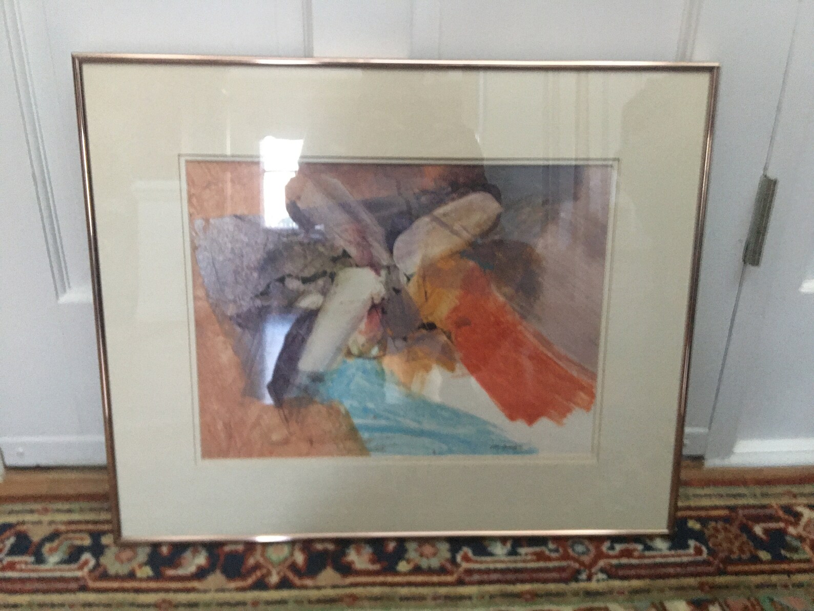 Tom Anderson Abstract Watercolor American B 1951 Metal Framed | Etsy