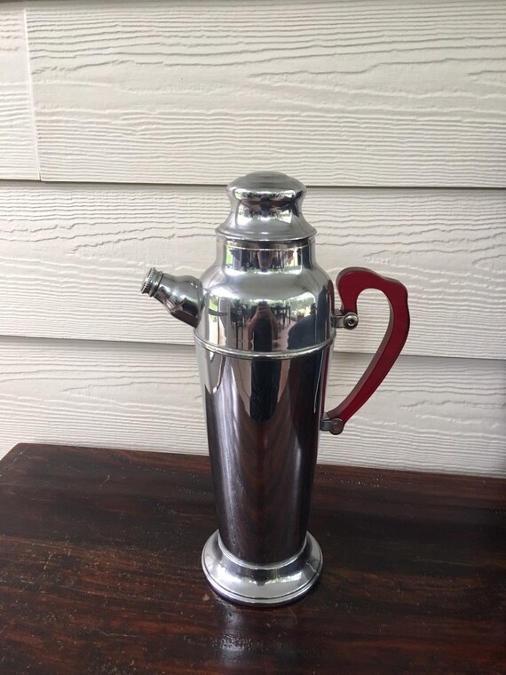 Drink & Barware Home & Living Vintage Chrome Wine Decanter or Cocktail ...