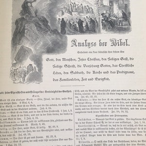 Antiquarian 1871 William Flint M Laird Simons German Bible Good ...