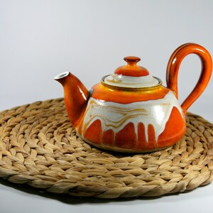 Ceramic Teapot, Rustic Pottery Teapot, Ceramic Tea Kettle, Pottery ...