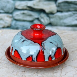 Handmade Ceramic Butter Dish, Pottery Butter Dish, Rustic Butter Keeper ...