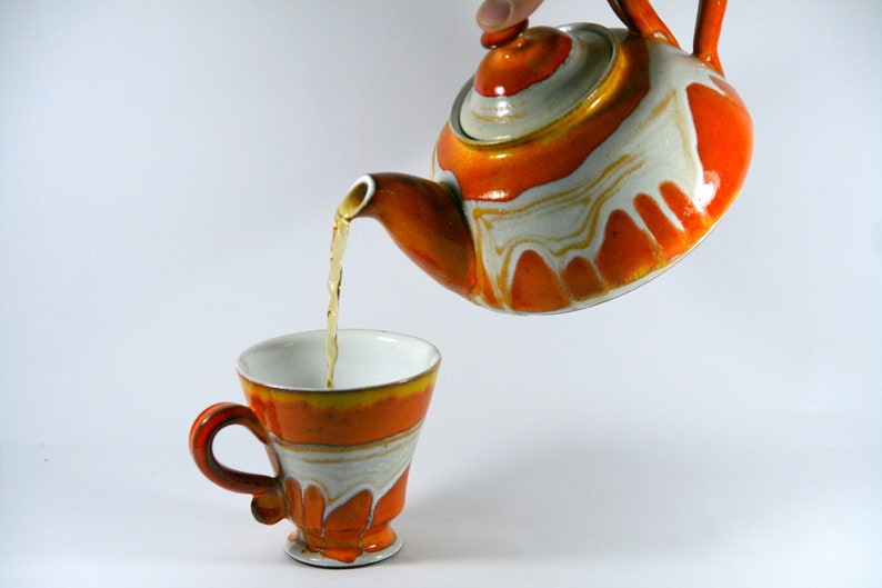 Ceramic Teapot Rustic Pottery Teapot Ceramic Tea Kettle - Etsy