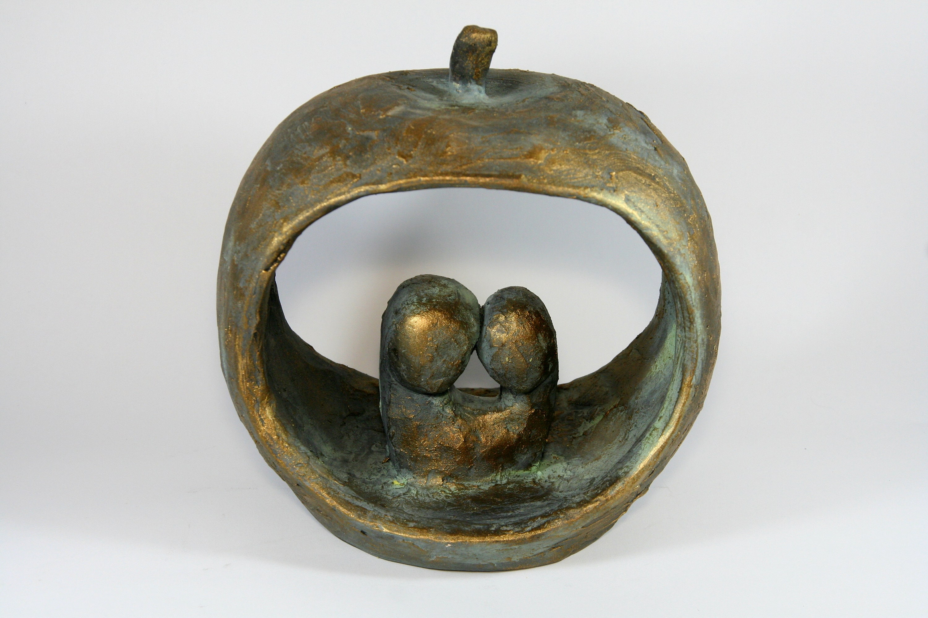 Ceramic Sculpture Vow Renewal Gift Ceramic Family Statue | Etsy