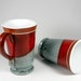 Ceramics and Pottery Coffee Mug Red Tea Mug Unique Ceramic - Etsy