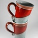 Ceramics and Pottery Coffee Mug Red Tea Mug Unique Ceramic - Etsy