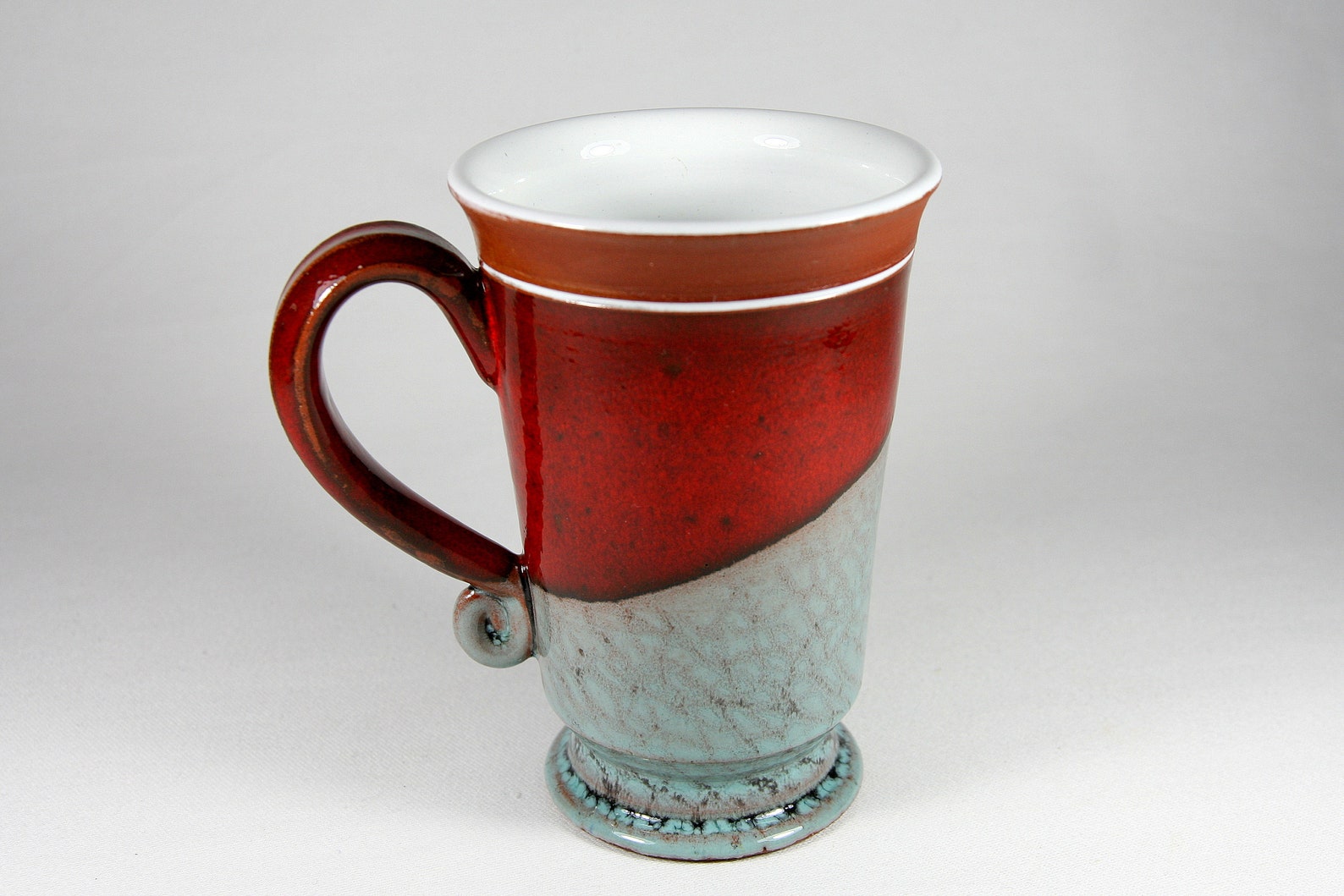 Ceramics and Pottery Coffee Mug Red Tea Mug Unique Ceramic | Etsy