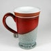 Ceramics and Pottery Coffee Mug Red Tea Mug Unique Ceramic - Etsy