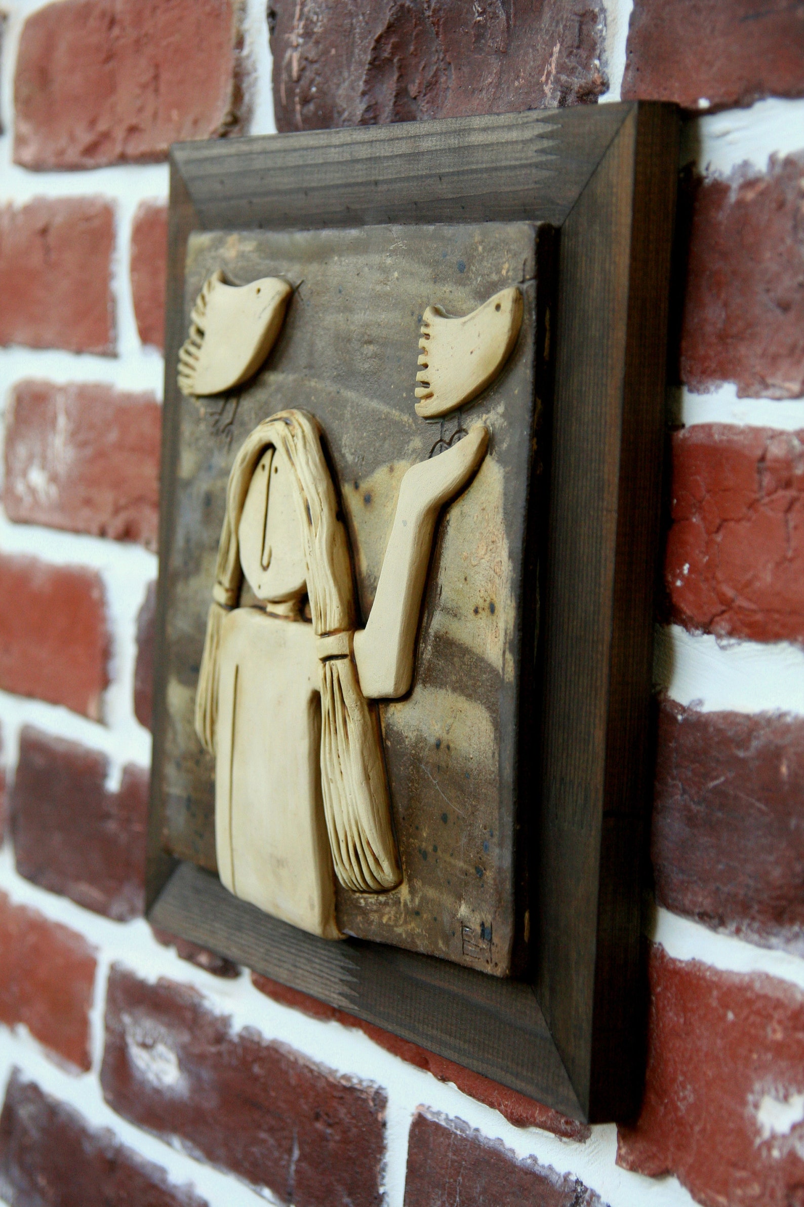 Ceramic Wall Hanging Ceramic Art handmade Ceramics fine Art - Etsy