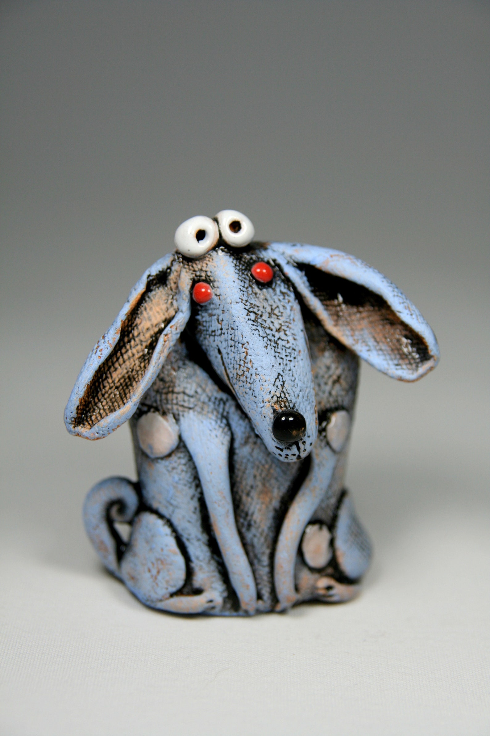 Ceramic Dog Set Gift for Dog Lovers Ceramic Animal Figurine | Etsy