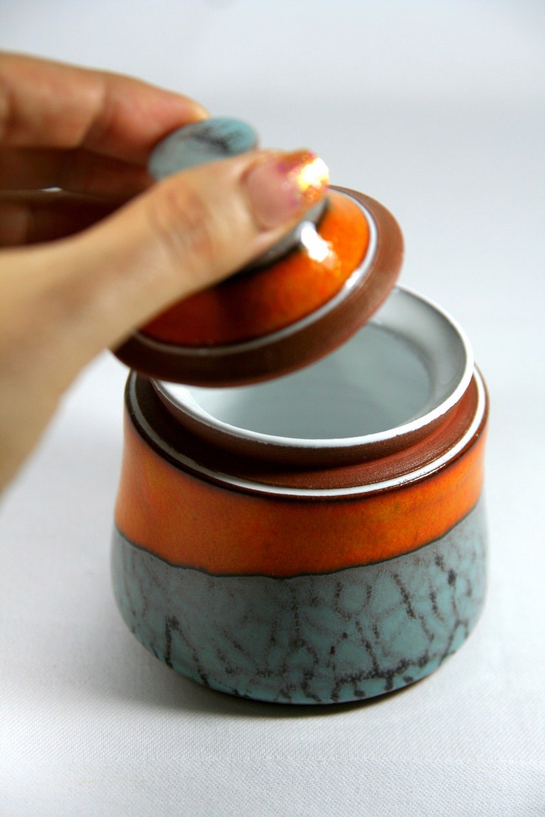 Wheel thrown Ceramic Sugar bowl Pottery Sugar Bowl with Lid | Etsy