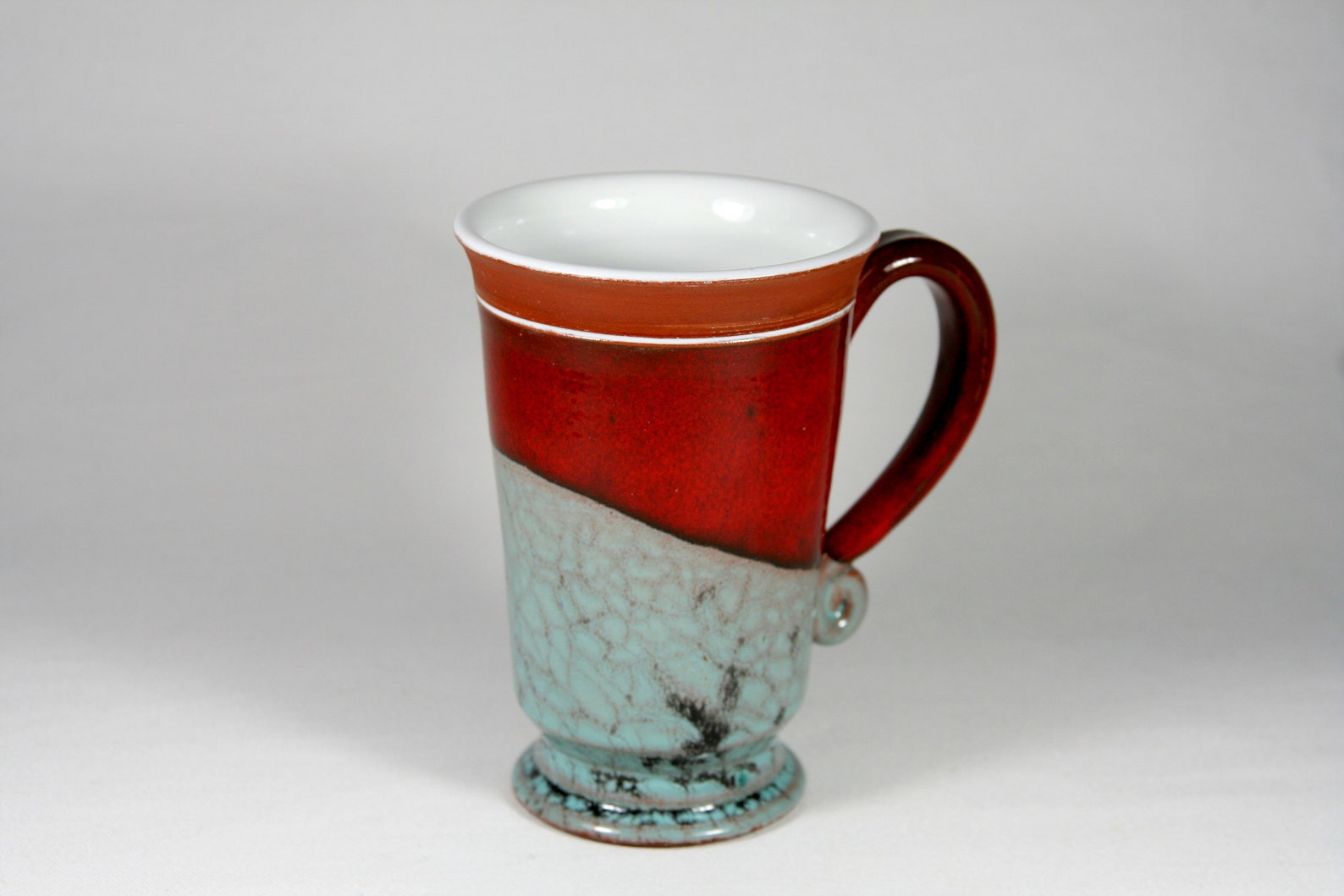 Ceramics and Pottery Coffee Mug Red Tea Mug Unique Ceramic | Etsy