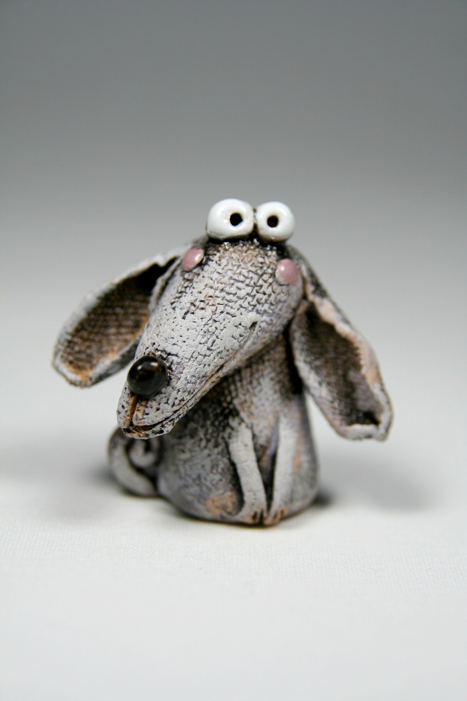 Ceramic Dog Set Gift for Dog Lovers Ceramic Animal Figurine | Etsy